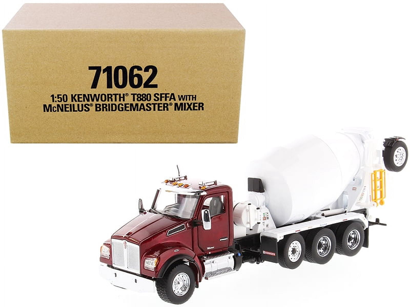 Kenworth T880 SFFA with McNeilus Bridgemaster Mixer Truck Radiant Red ...