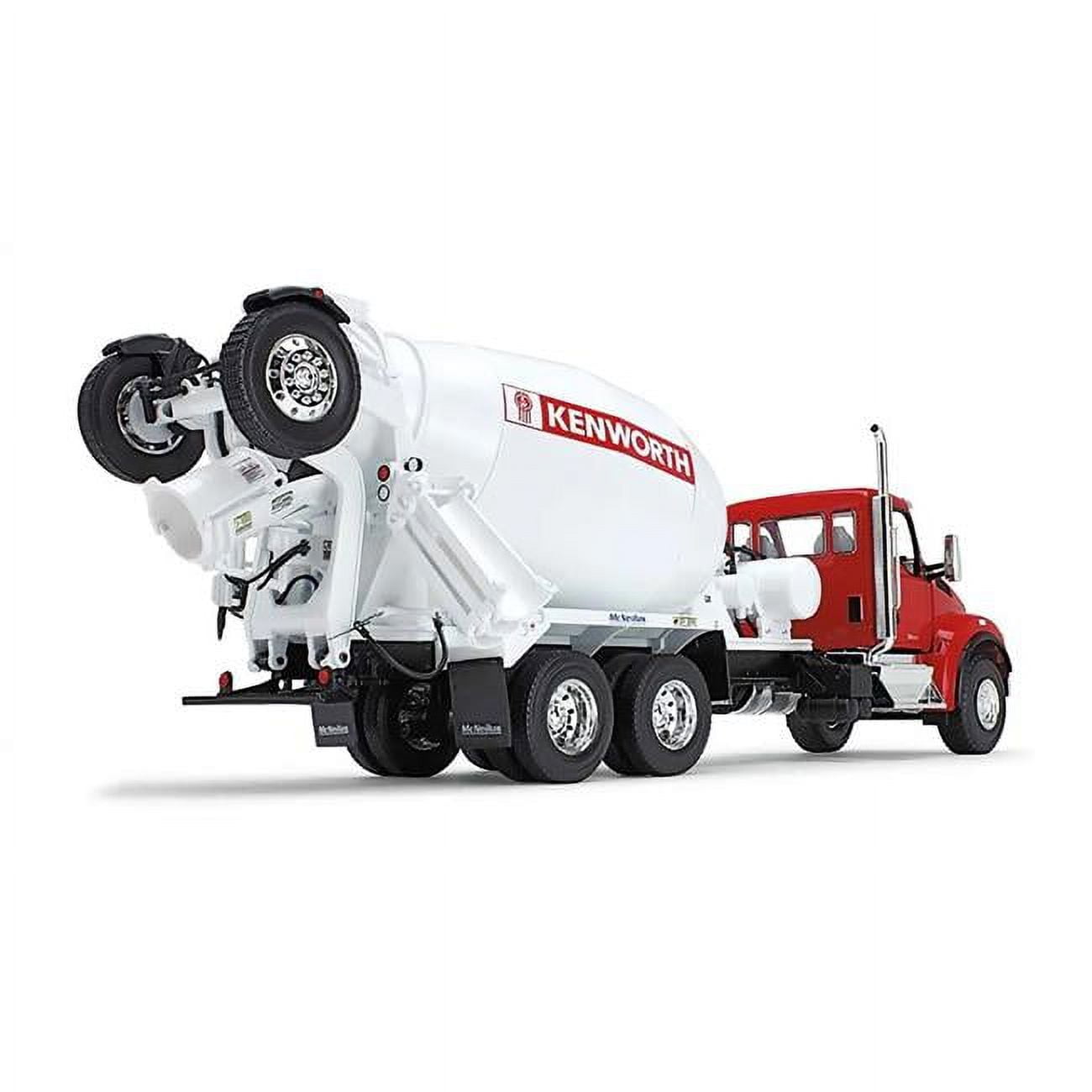 Kenworth T880S Truck with McNeilus Bridgemaster Cement Mixer Red and ...
