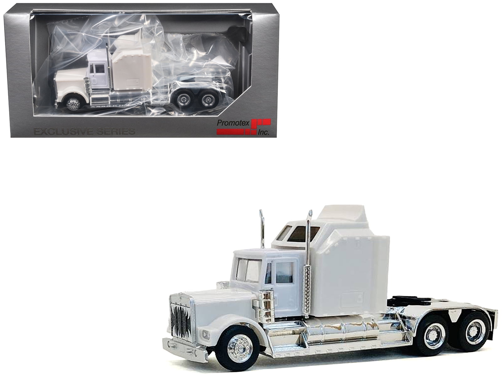 Kenworth W900 with Extra Large Sleeper White 1/87 (HO) Plastic Model ...