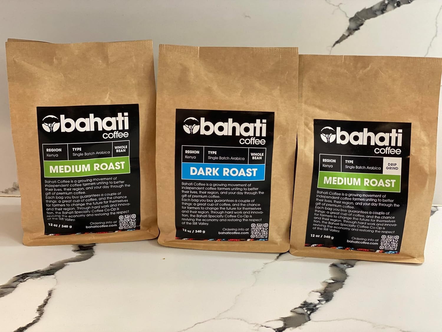 Kenya AA Grade Roasted Arabica Coffee Beans from Great Rift Valley ...