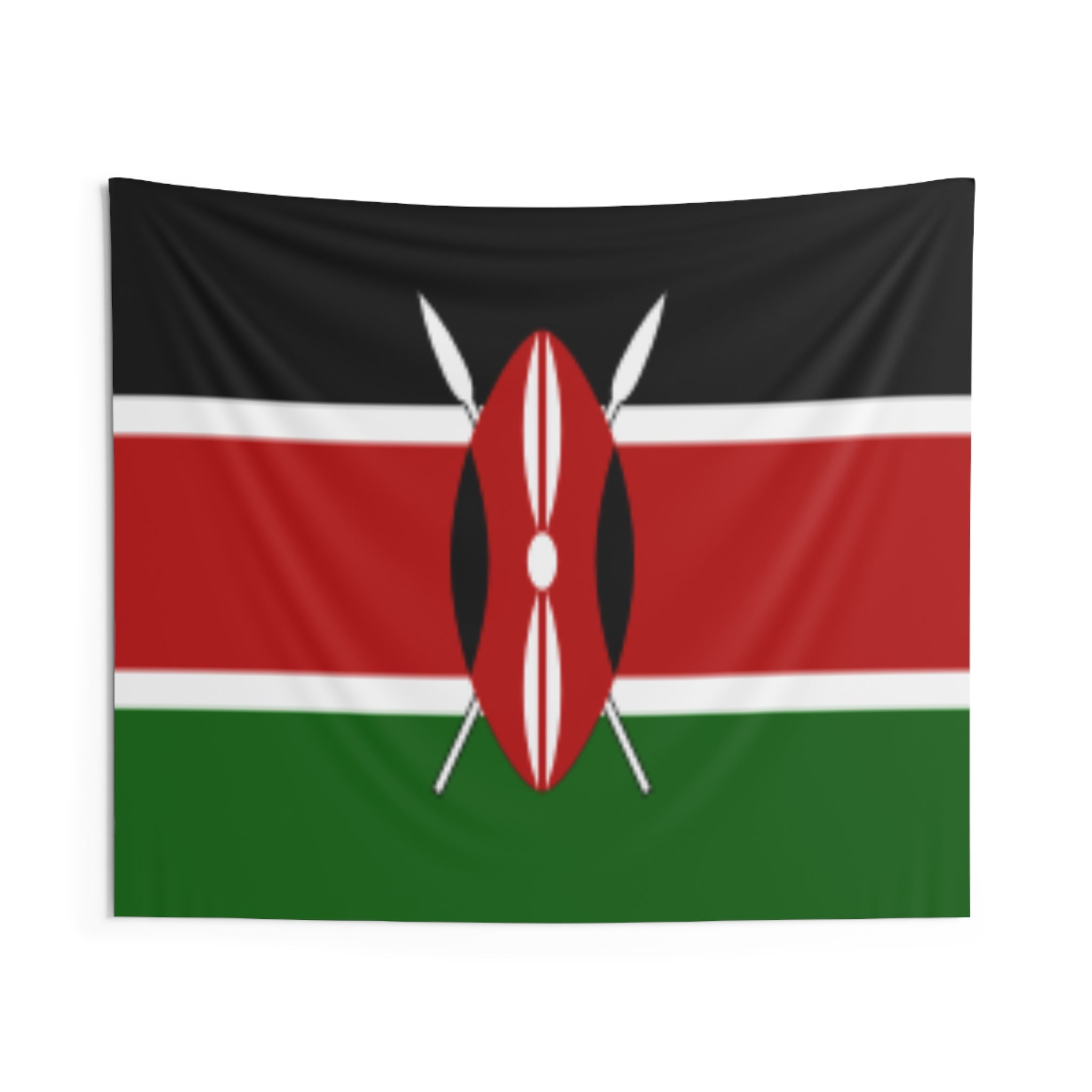 Kenya Country Flag Wall Hanging Tapestry - Walmart.com