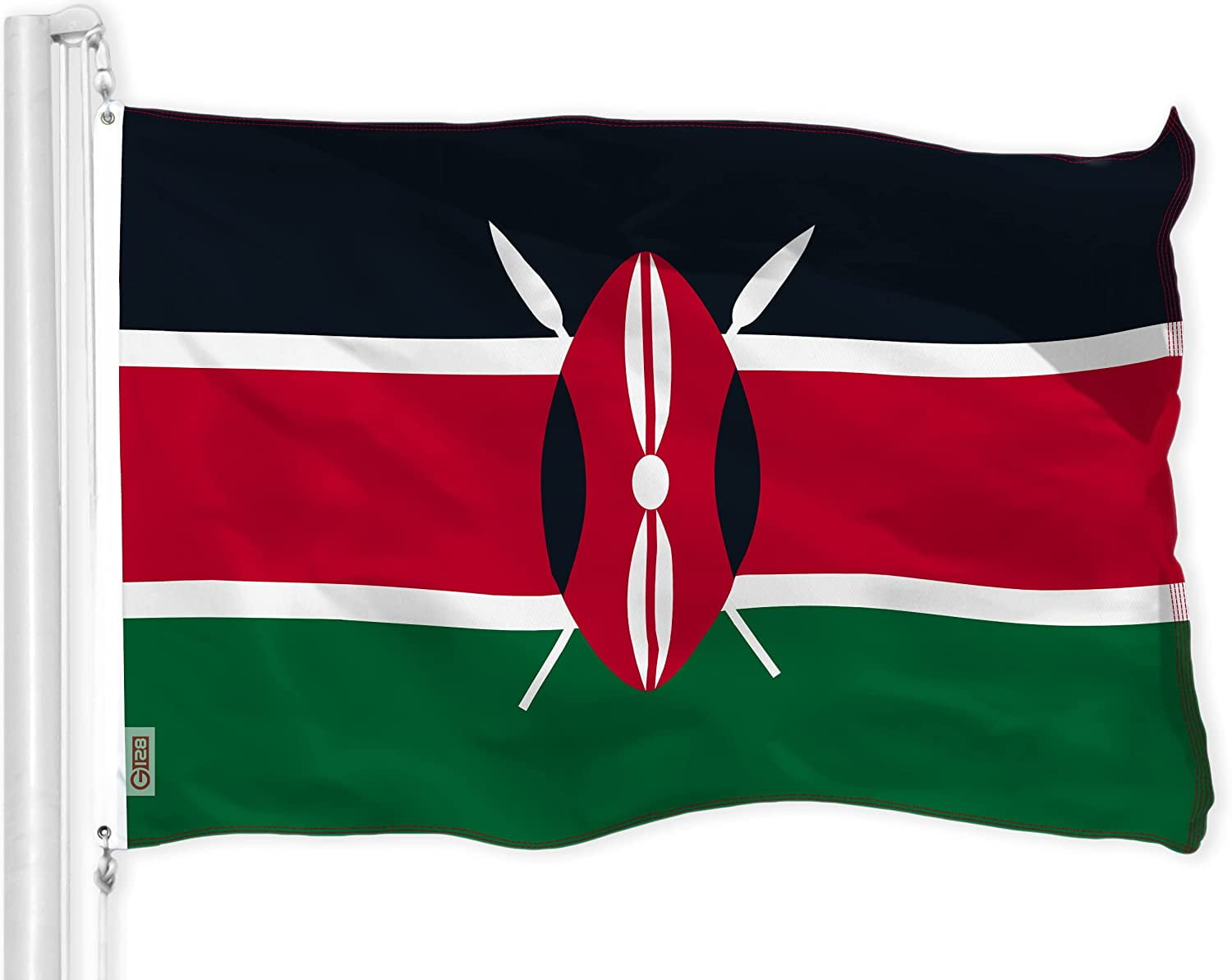 Kenya Kenyan Flag Double Side - Walmart.com