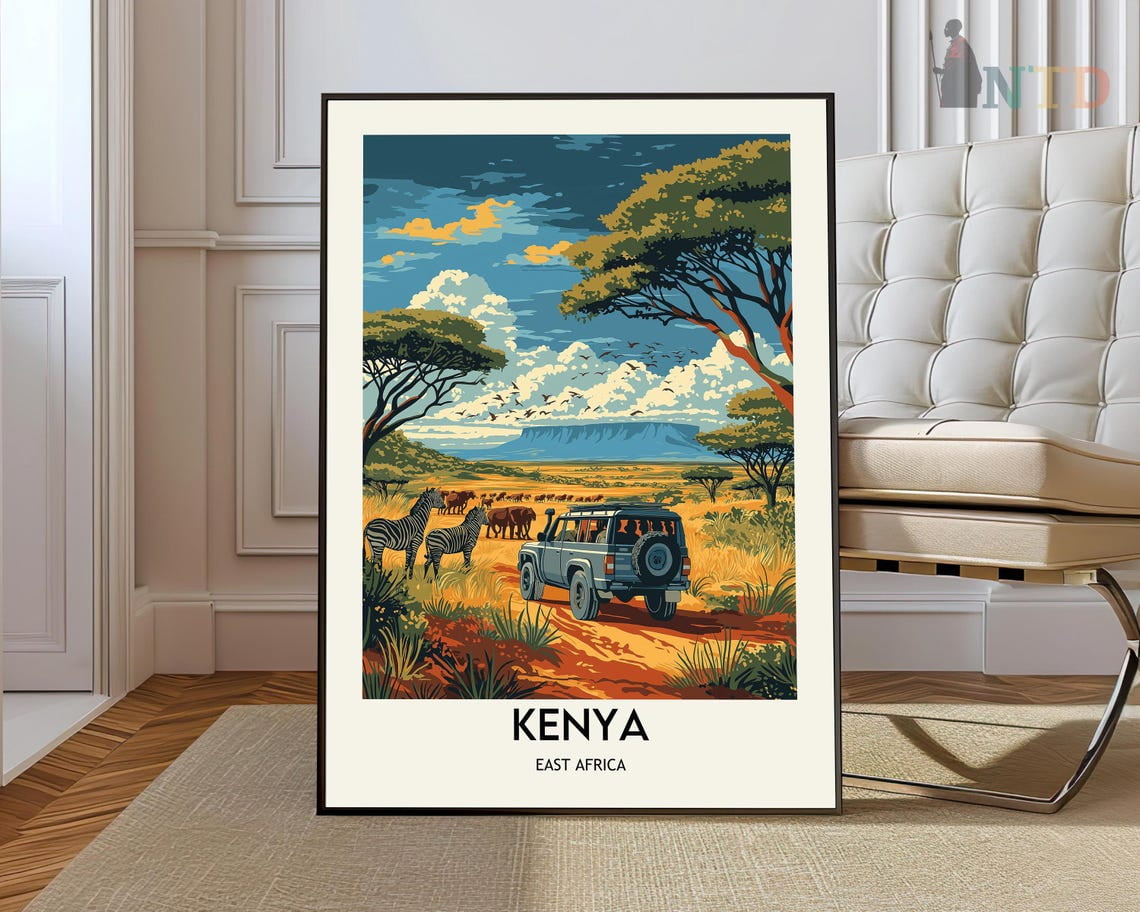 Kenya Poster, Kenyakenya Print, Kenya Photo, Kenya Poster Print, Kenya ...