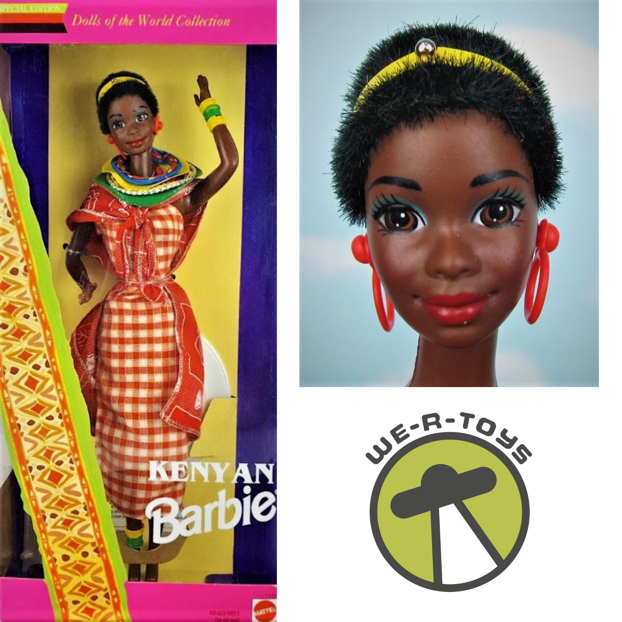 Kenyan Barbie Dolls of the World Collection Special Edition 1993 Mattel ...