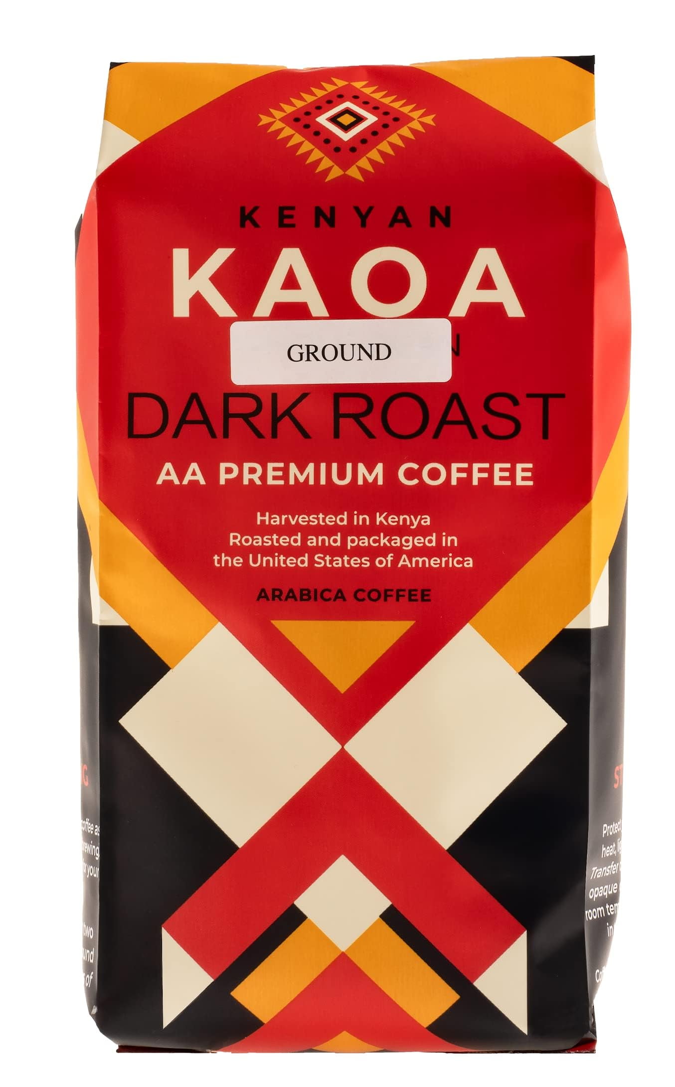 Kenyan KAOA Dark Roast AA Premium Coffee (Ground) - Walmart.com