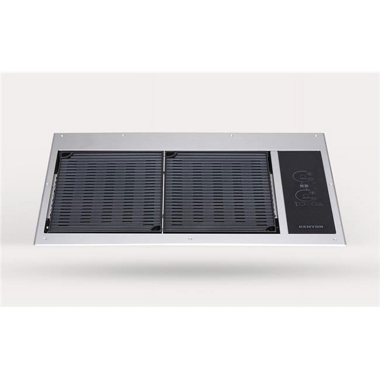 Kenyon Texan No-Lid Outdoor BBQ Patio Barbecue, Built-In Electric Grill ...