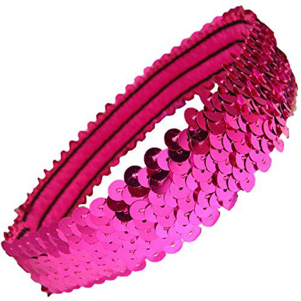 Kenz Laurenz Sequin Headbands Elastic Stretchy Headband for Girls Kids ...