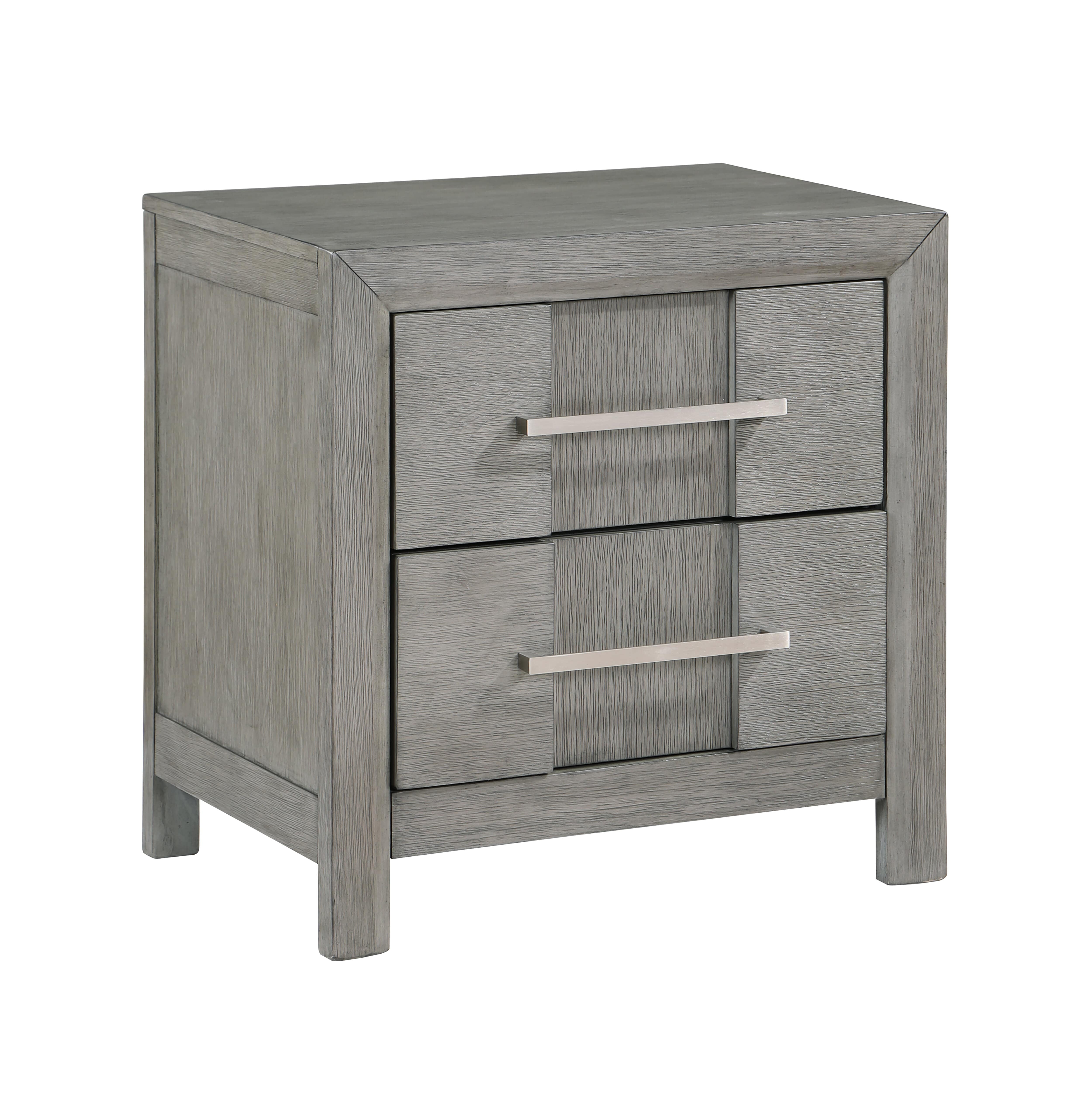 Kenzo Modern Style Night Stand made with wood in Gray finish - Walmart.com