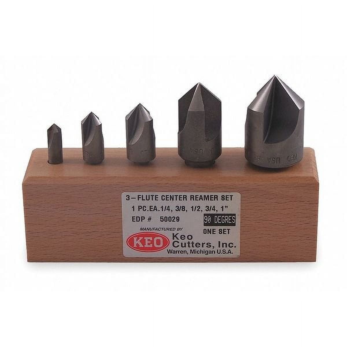 Keo Countersink Set,5 PC,3 Fl,100 Deg,Co 917-000-007 - Walmart.com