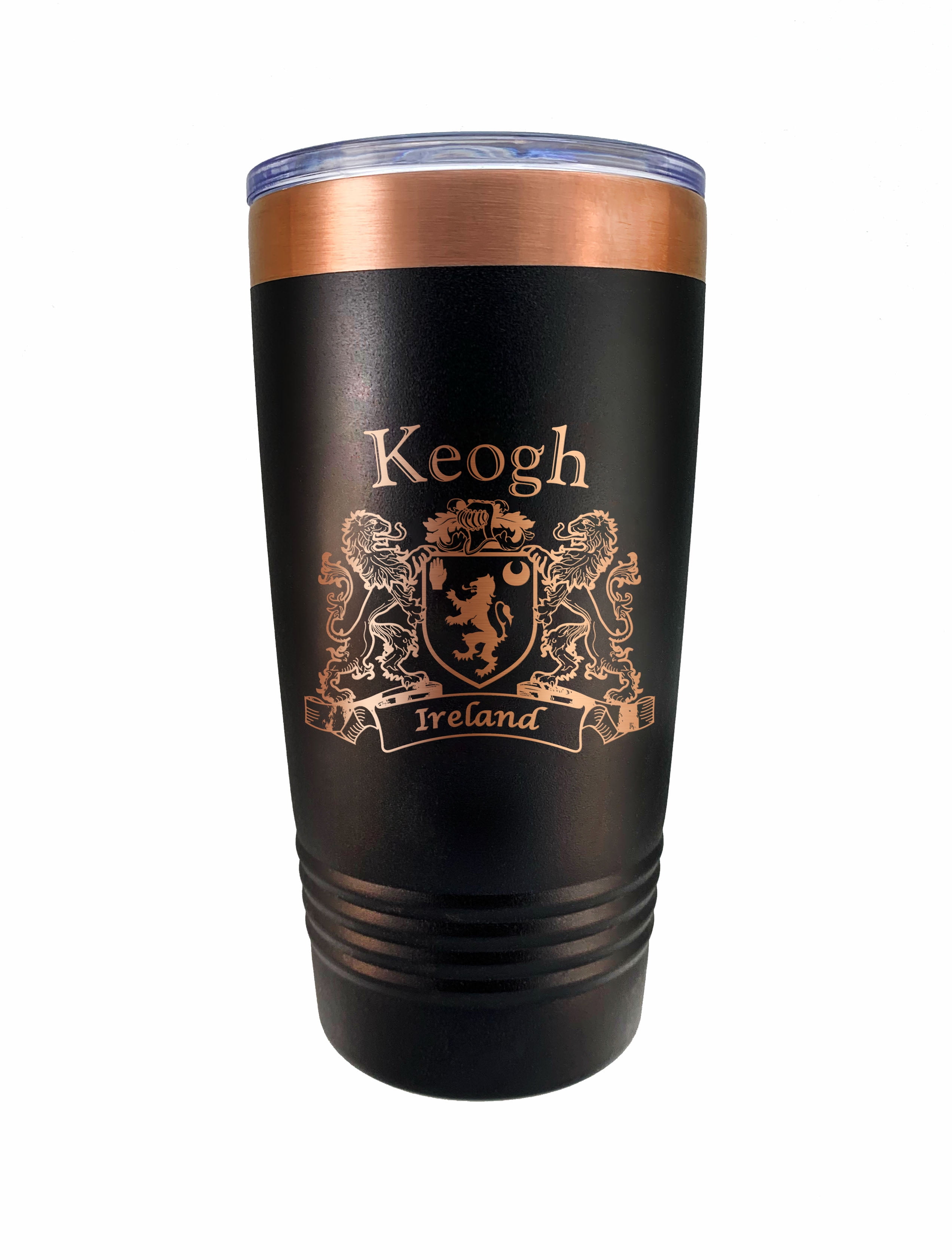 Keogh Irish Coat of Arms Black Travel Mug - Walmart.com