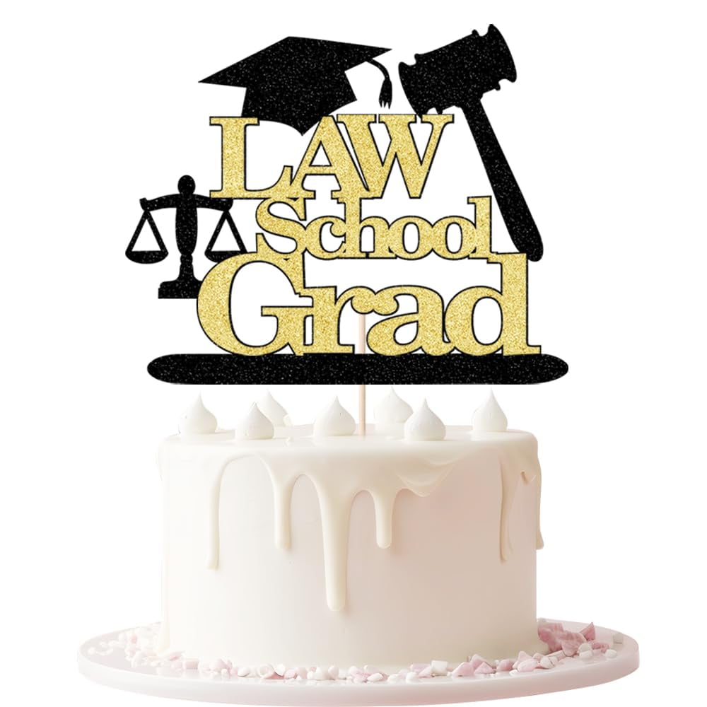 Keoysek Law SchoolTRDN Grad Cake Topper, Congrats Lawyer/Born to Argue ...