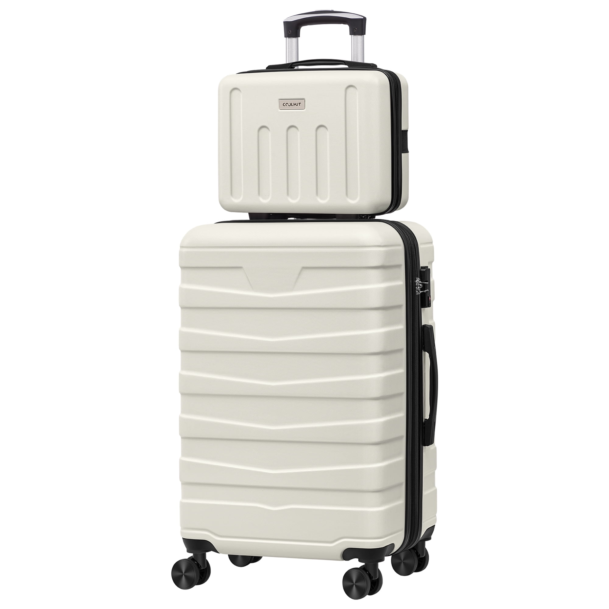 Kepane Portable Luggage Set, Hard ABS and Lightweight Suitcase, Durable ...