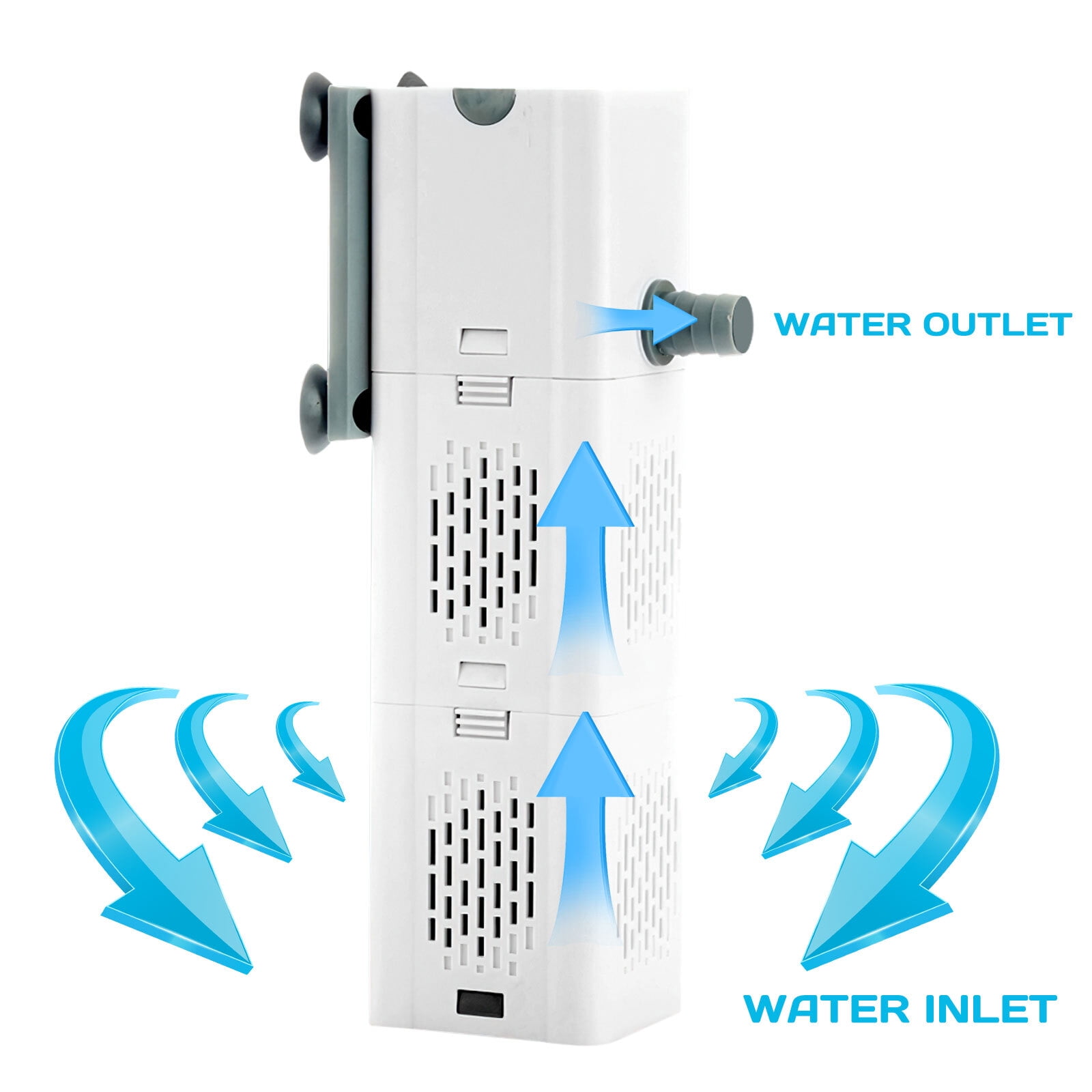 Kepeak Aquarium Filter Powerful 475GPH for Large Fish Tank Small Pond ...