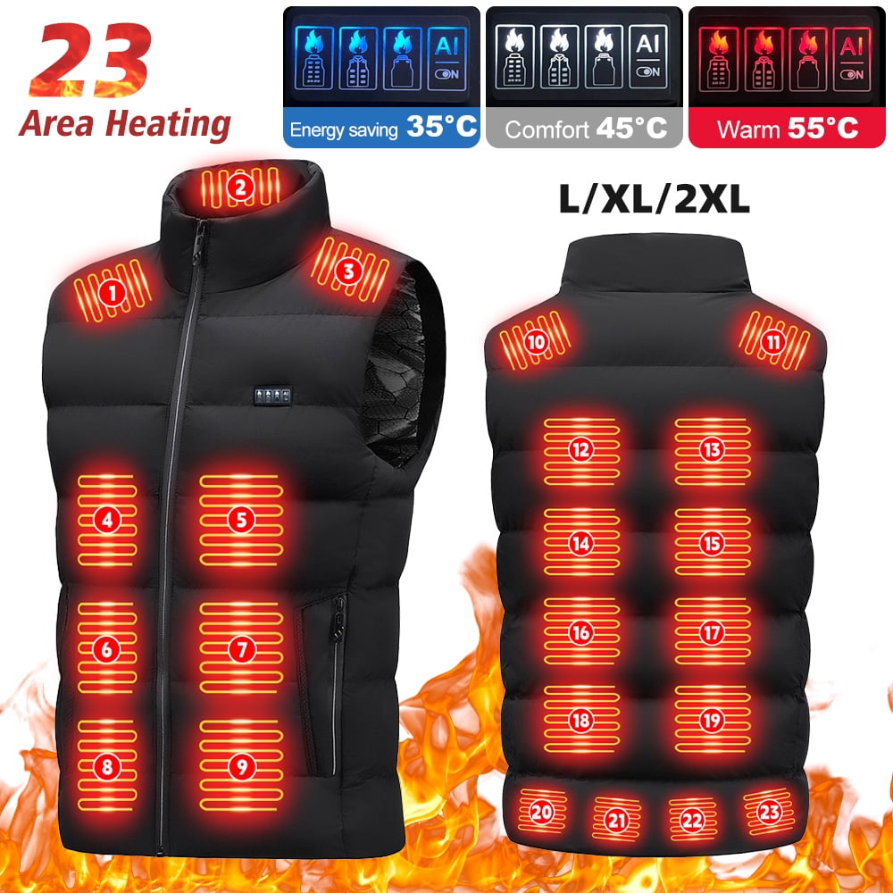 Kepeak Heated Vest For Men Women Unisex Electric Heated Coat without ...