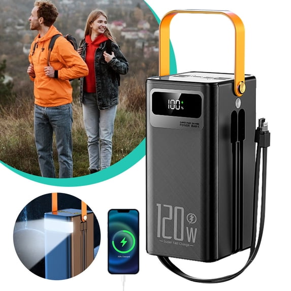 Kepeak Portable Charger Power Bank 50000mAh Fast Charging 120W with USB ...
