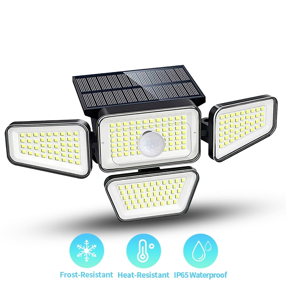 Kepeak Solar Outdoor Lights, 270 LED Security Motion Sensor Lights, 300 ...