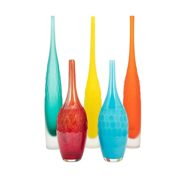 Kepla Glass Vases - Set of 5 - Walmart.com