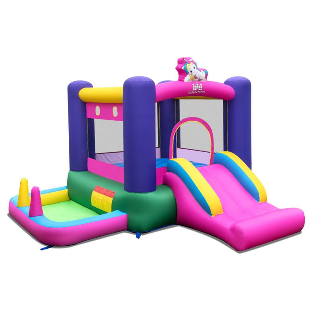 Kepooman Bounce House, Inflatable Bounce Castle,6-in-1 Bouncy Castle ...