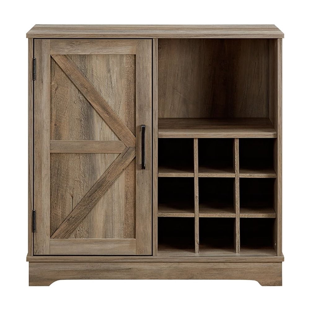 Kepooman Coffee Bar Cabinet, Buffet Sideboard Cabinet,Farmhouse Coffee ...