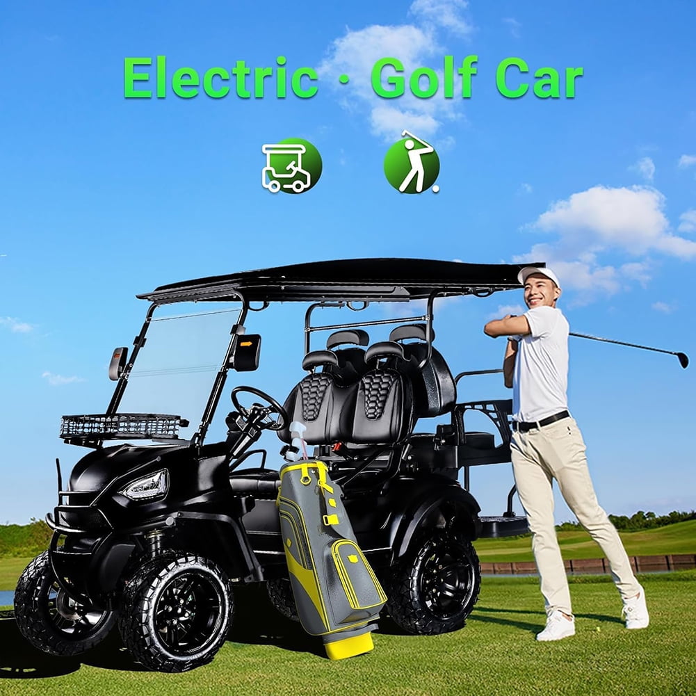 Kepooman Golf Cart, Golf Car Build in 48V 5000W AC Motor with 18 Inch ...