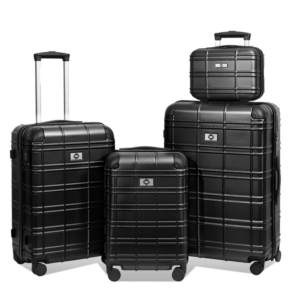 Kepooman Luggage Sets, Hard Shell Suitcase Set,Luggage Sets with Abs+Pc ...