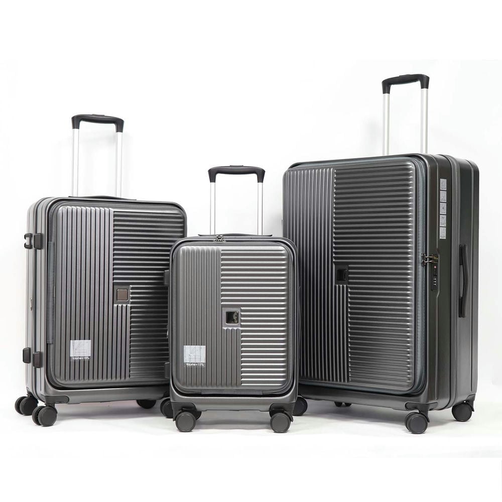 Kepooman Luggage Sets, Hard Shell Suitcase Set,Luggage,With Front ...