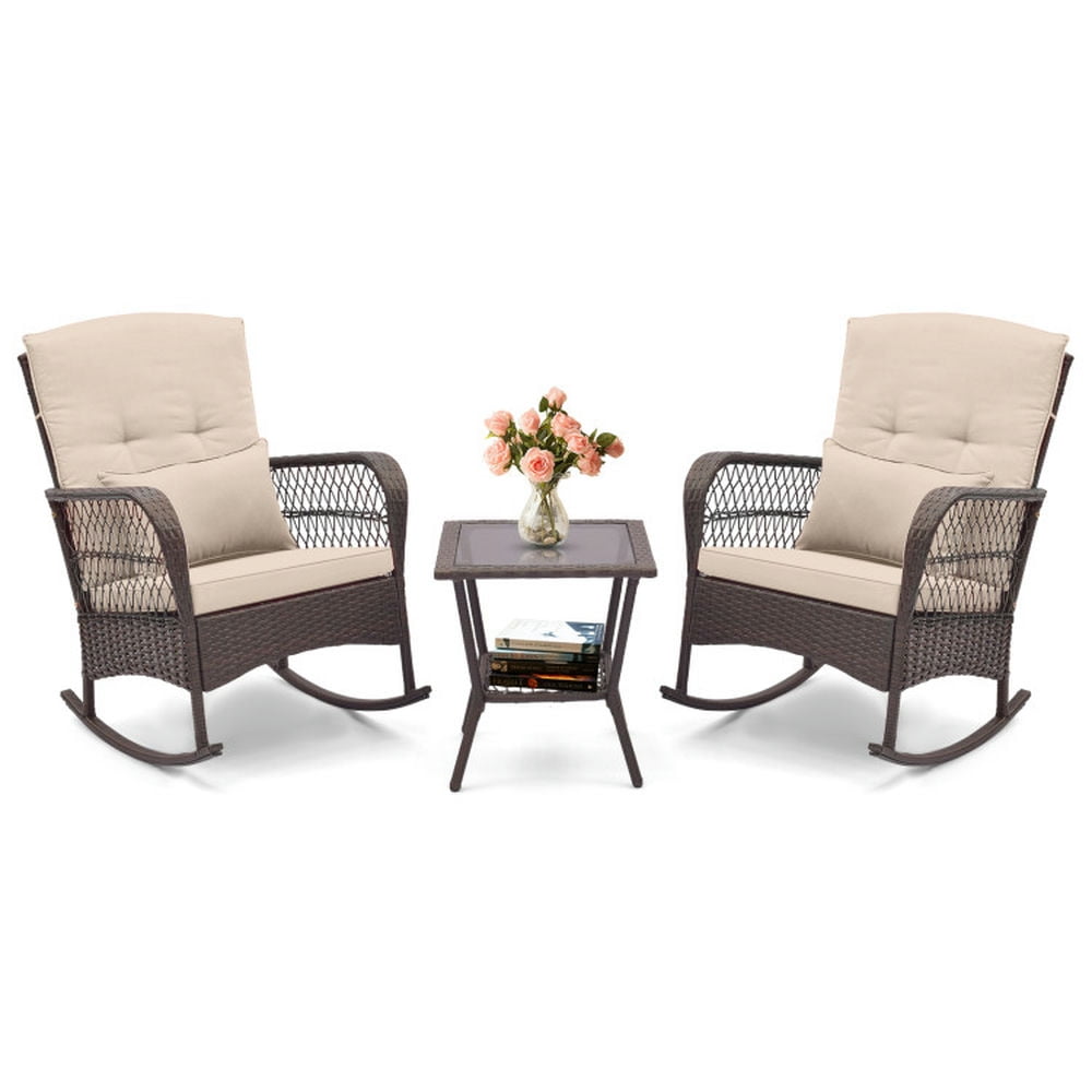 Kepooman Outdoor Conversation Sets,Patio Furniture Sets,3 Pieces ...