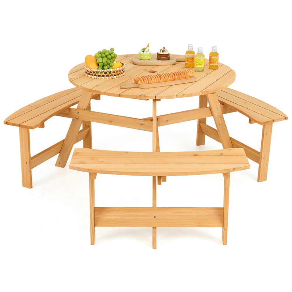 Kepooman Outdoor Picnic Tables,Picnic Tables for Parties,Kids Outdoor ...