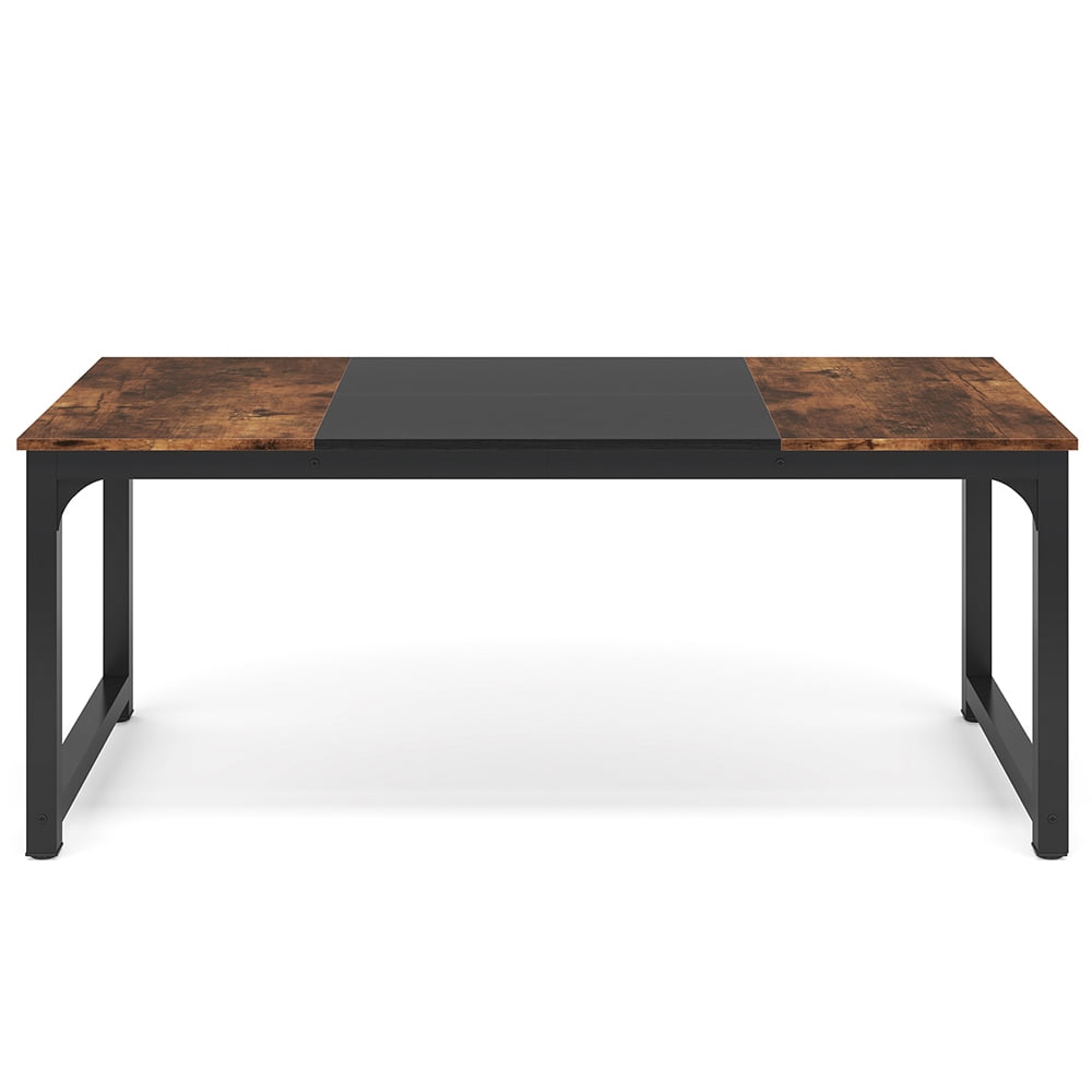 Kepooman Simple Conference Table, Rectangular Meeting Table Computer ...