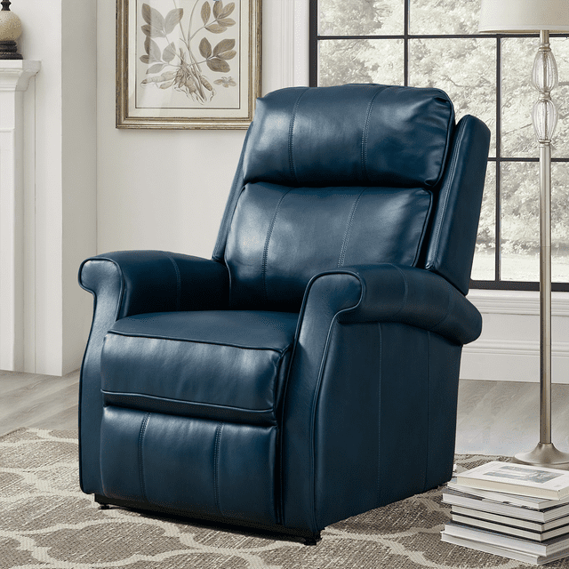 Kepooman Traditional Leather Lift Chair with Soft Upholstery and Sturdy ...