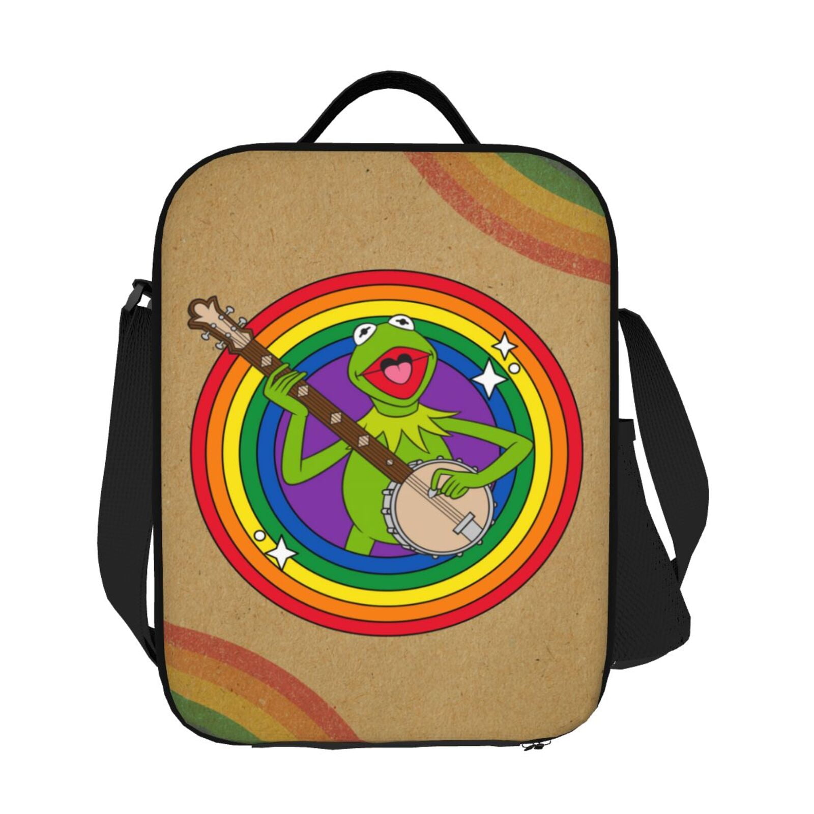 Ker-mit The Frog Lunch Box Insulated Lunch Bag Cute Lunch Box Suitable For Adult Work Office ...