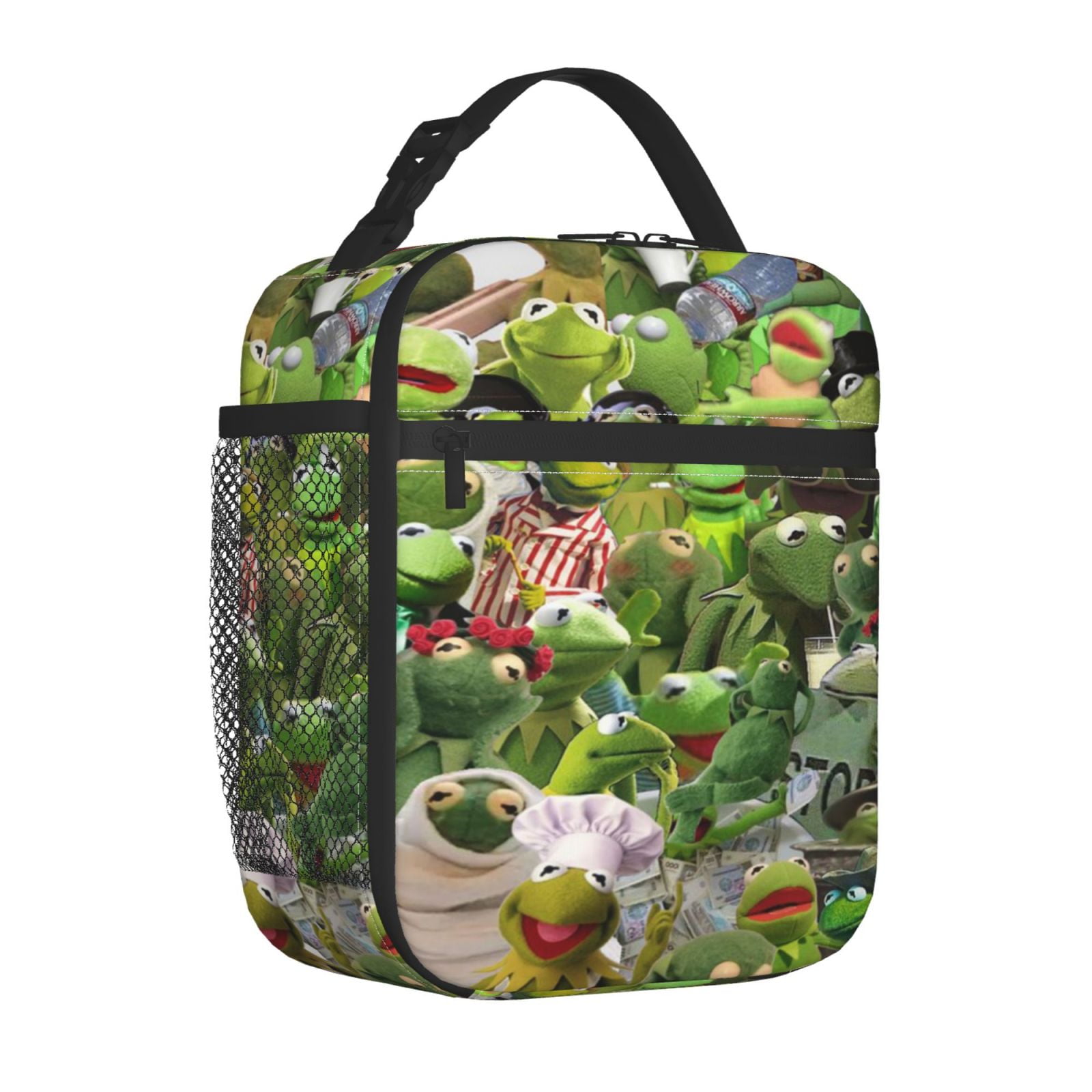 Ker-mit The Frog Lunch Box Insulated Lunch Bag Cute Lunch Box Suitable For Adult Work Office ...