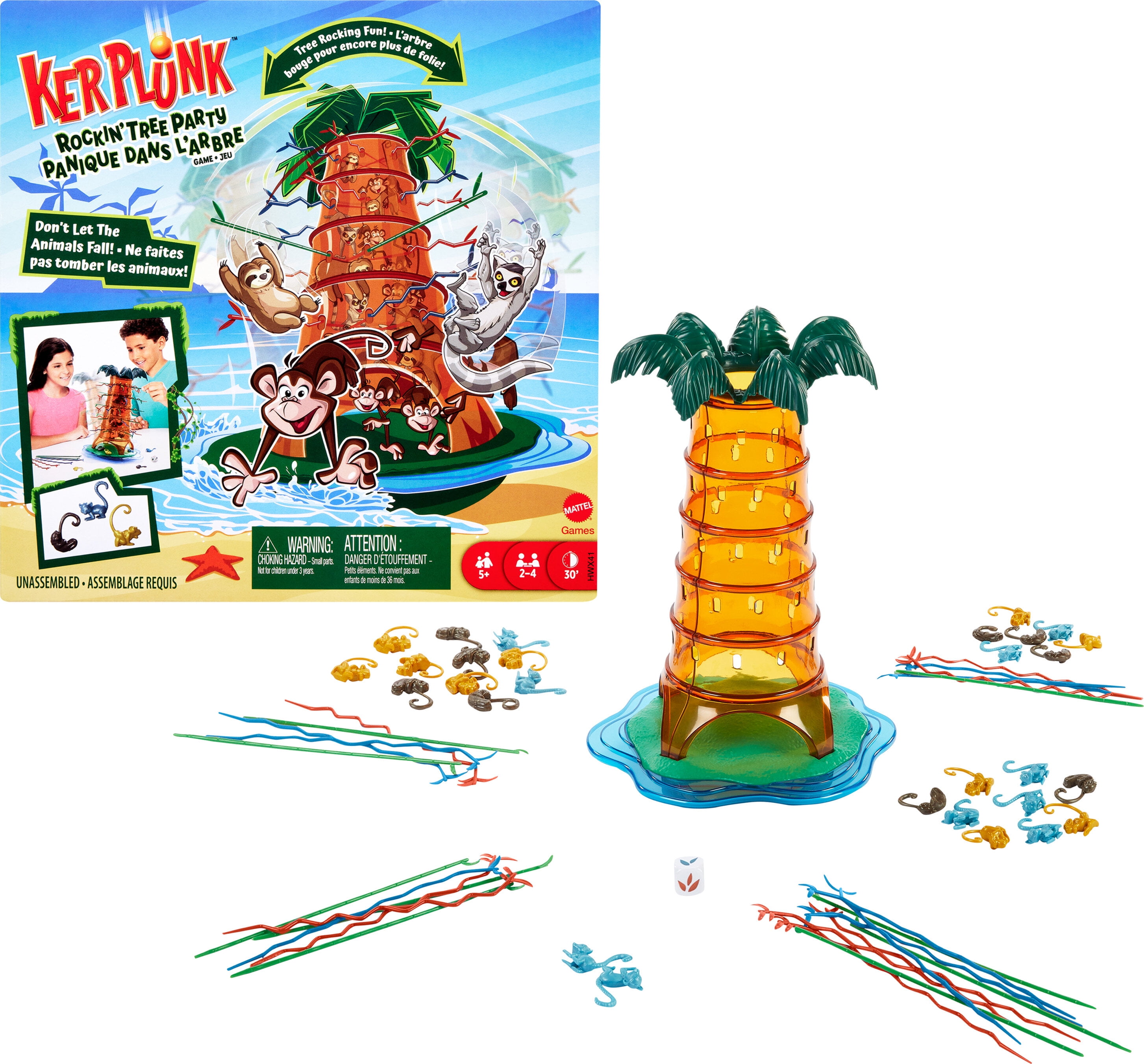 KerPlunk Rockin’ Tree Party Game for Kids, Family & Game Nights ...