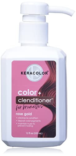 Keracolor Clenditioner for Brunettes ROSE GOLD Hair Dye - Semi ...