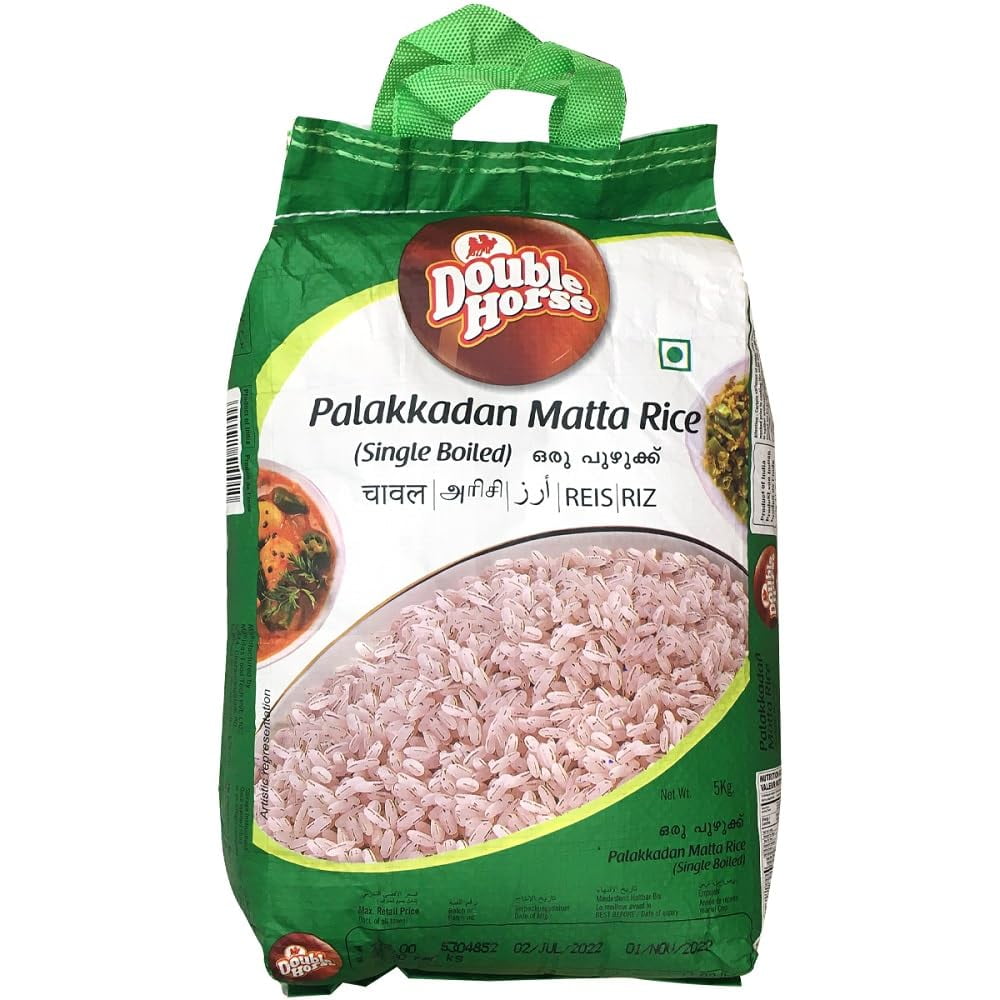 Kerala Matta Rice Single Boiled Palakkadan Red Rice Export Quality ...
