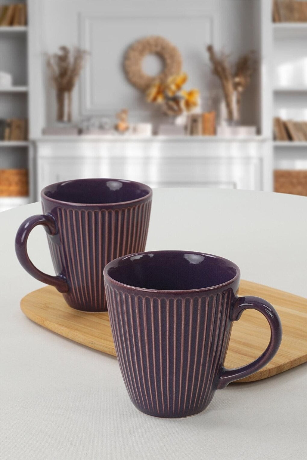 Keramika Reactive Purple Myra Cup 10 cm 2 Piece - Walmart.com