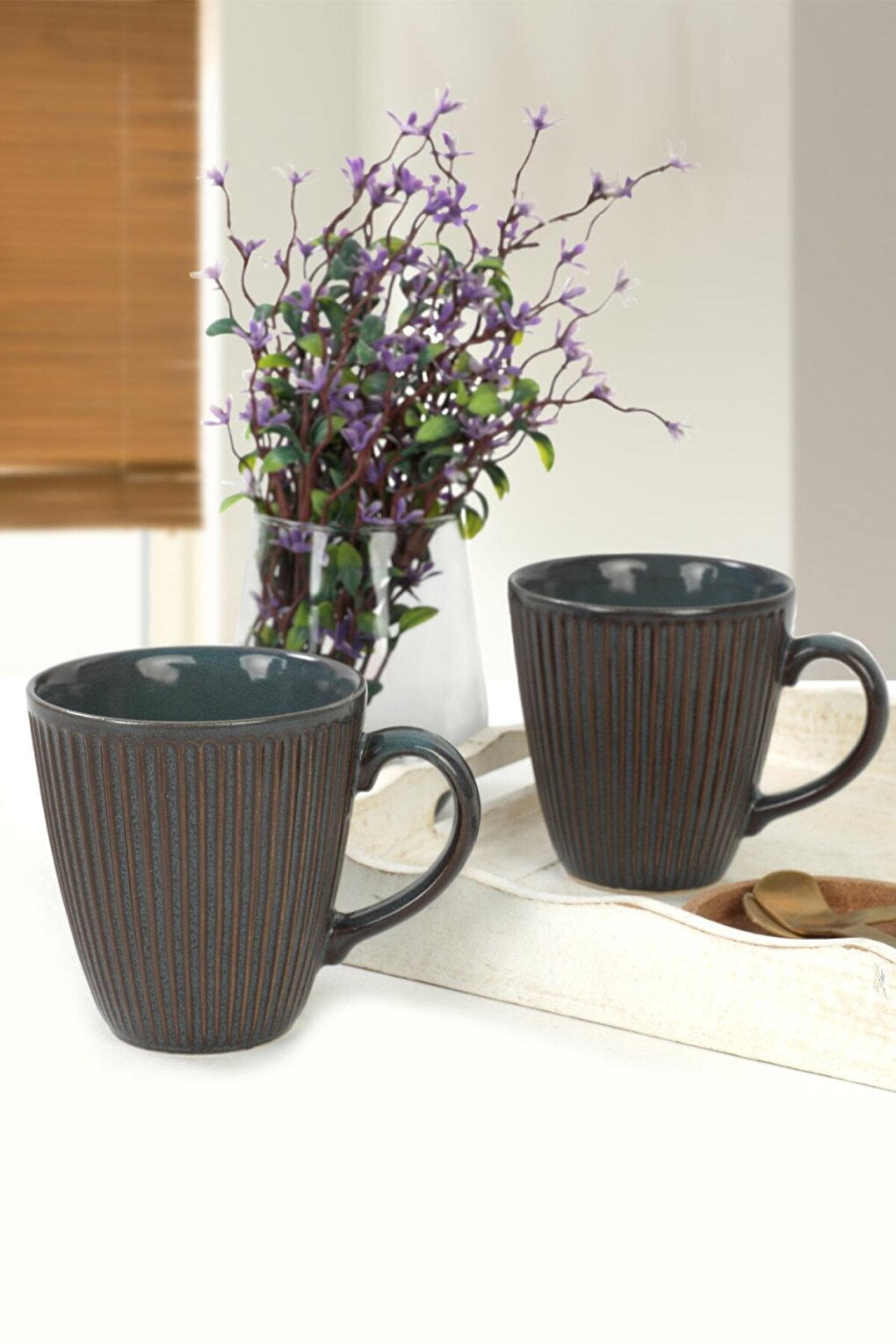 Keramika Reactive Turquoise Myra Cup 10 cm 2 pieces - Walmart.com