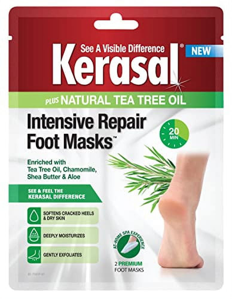 Kerasal Intensive Repair Foot Mask Foot Mask for Cracked Heels and Dry ...