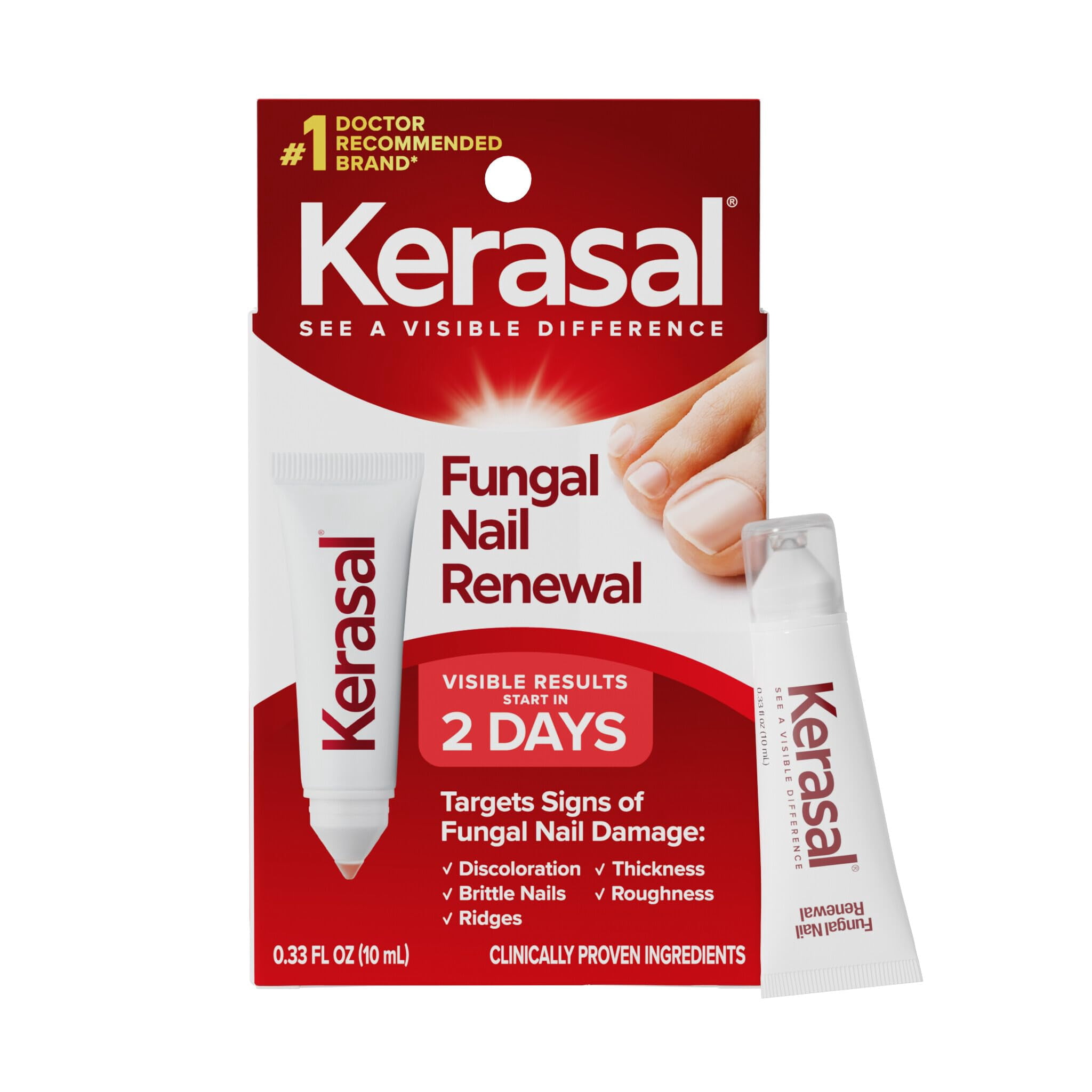 Kerasal Nail Renewal Treatment, Fungal Nail Repair Solution, Hydrating ...