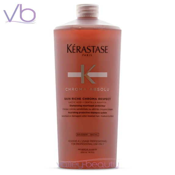 Kerastase Bain Chroma Absolu 34 oz - Moisturizing Sulfate-Free Shampoo ...