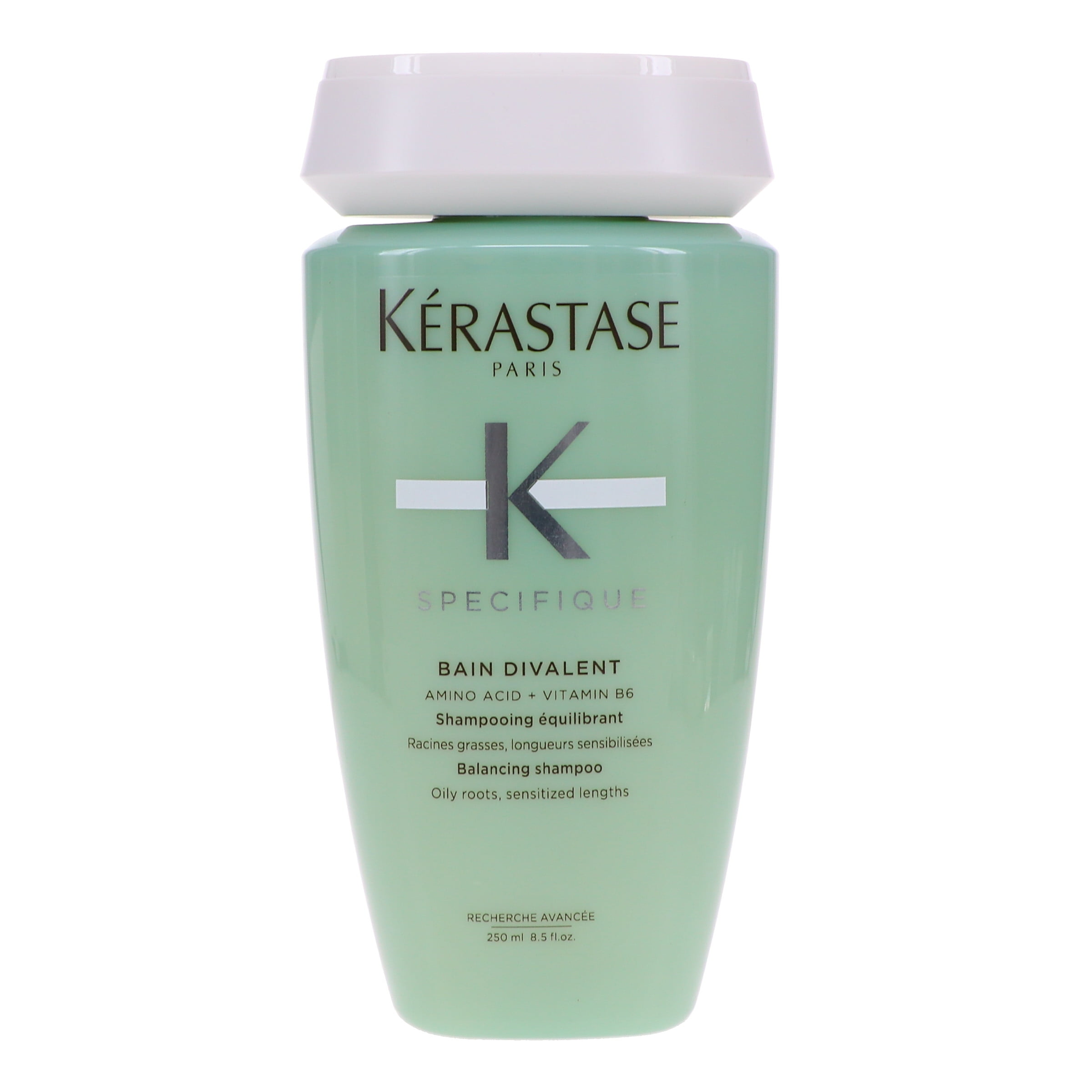 Kerastase Bain Divalent Shampoo, 8.5 oz, Removes Excess Oil ...