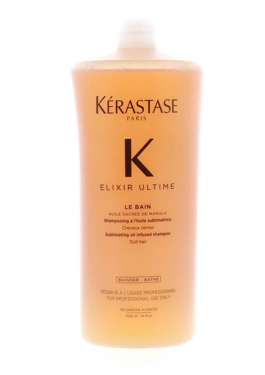 Kerastase Elixir Ultime Le Bain Sublimating Oil Infused Shampoo, 34 oz ...