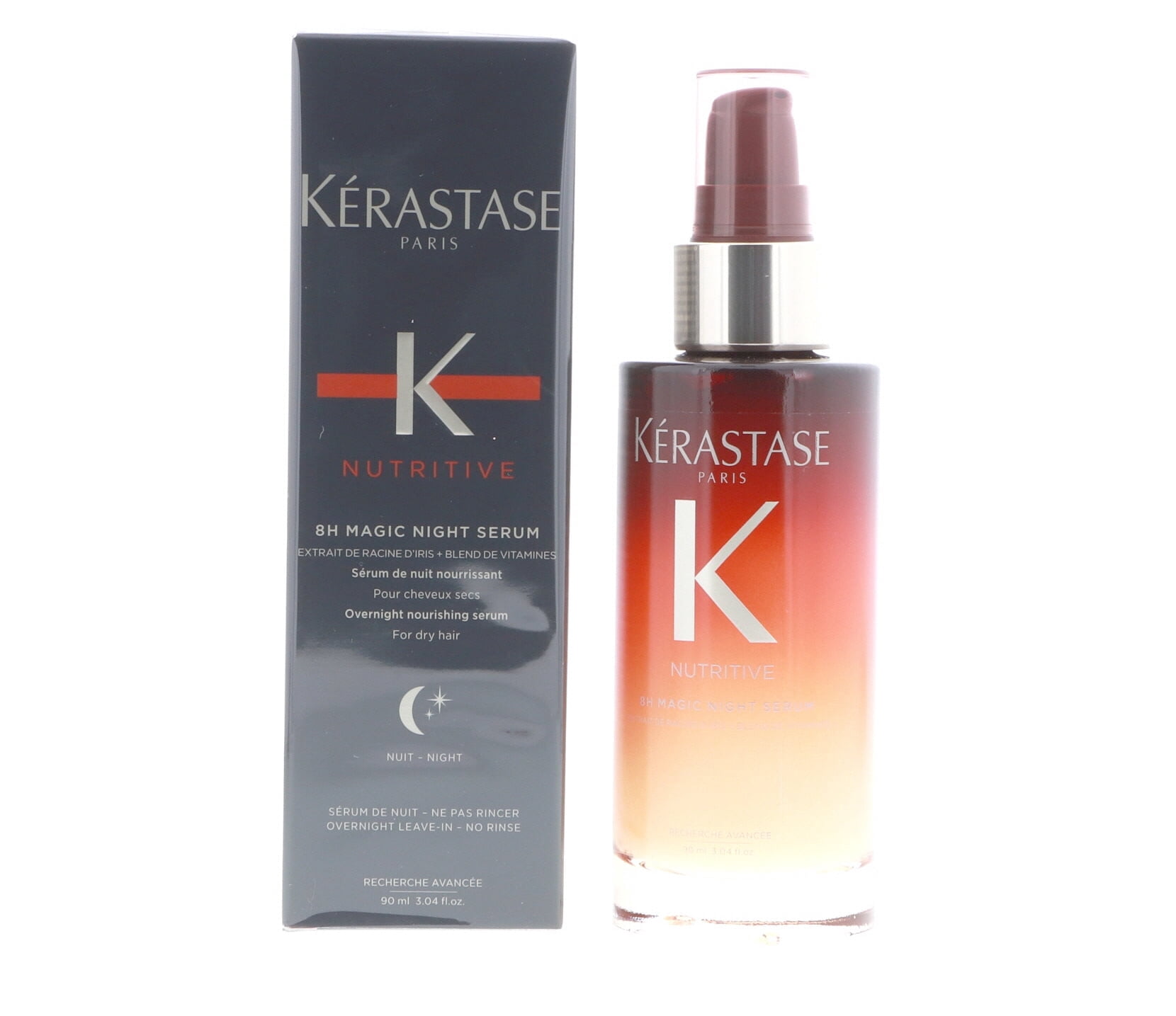 Kerastase Nutritive 8H Magic Night Serum for Dry Hair, 3.04 oz 2 Pack ...