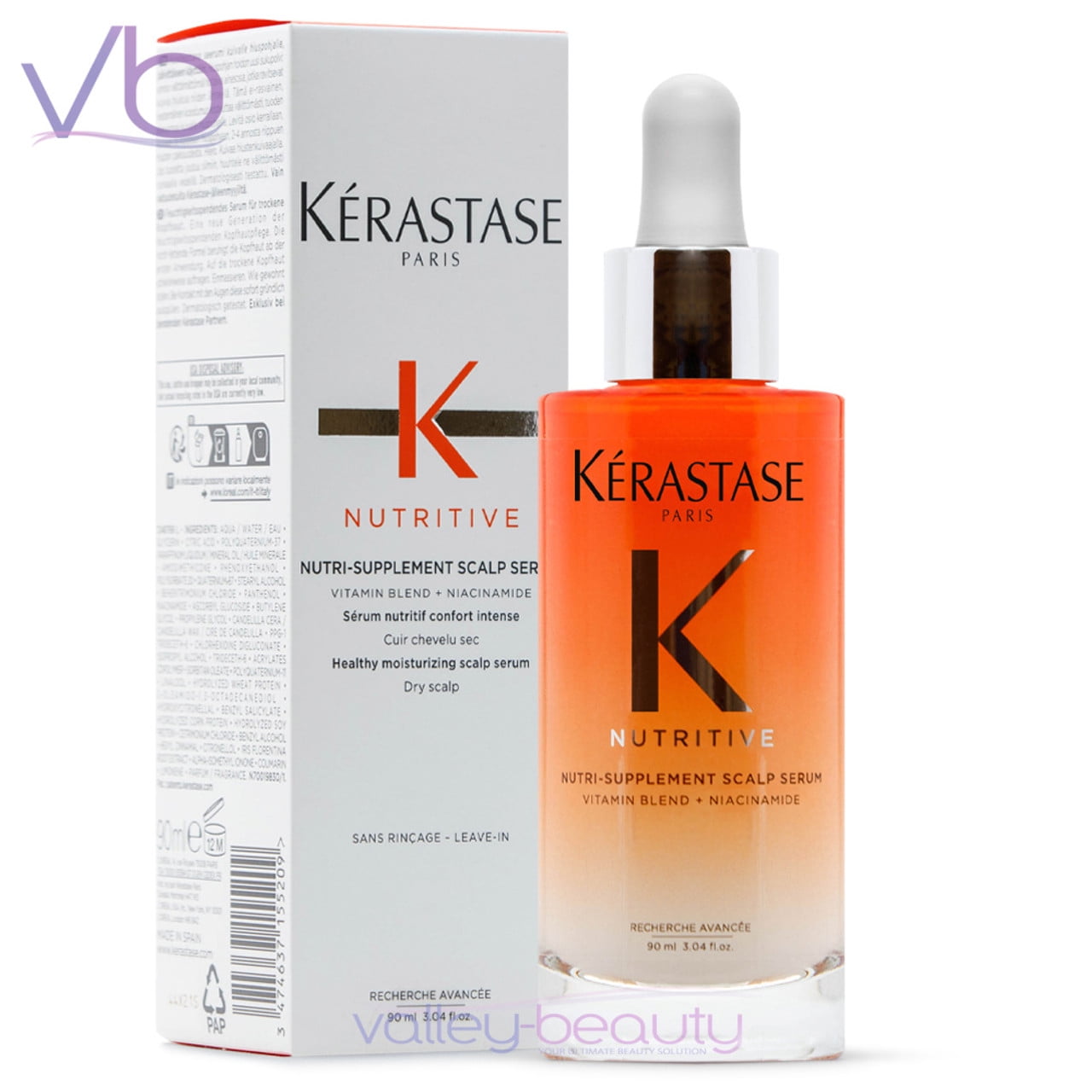 Kerastase Nutritive Scalp Nourishing Serum, Moisturizing Formula, 90 ml ...