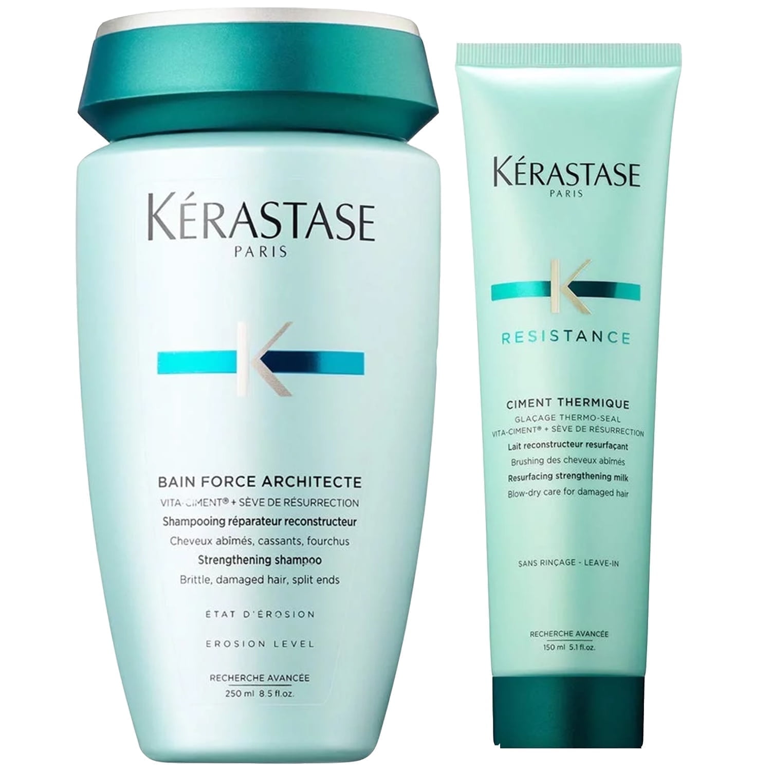 Kerastase Resistance Bain Force Architecte Strengthening Shampoo 8.5 Oz ...