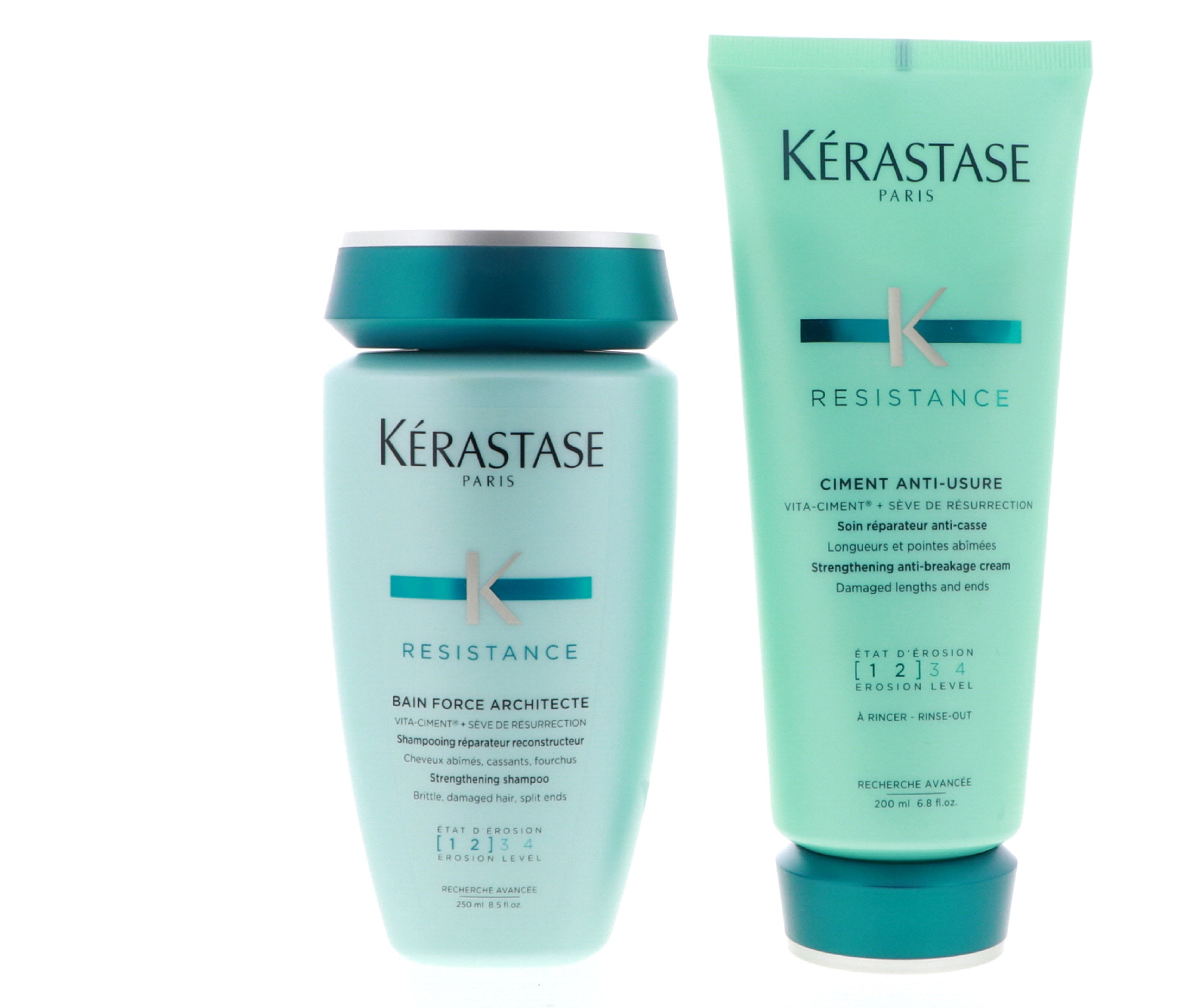 Kerastase Resistance Bain Force Architecture 8.5oz, Ciment Anti-Usure 6 ...