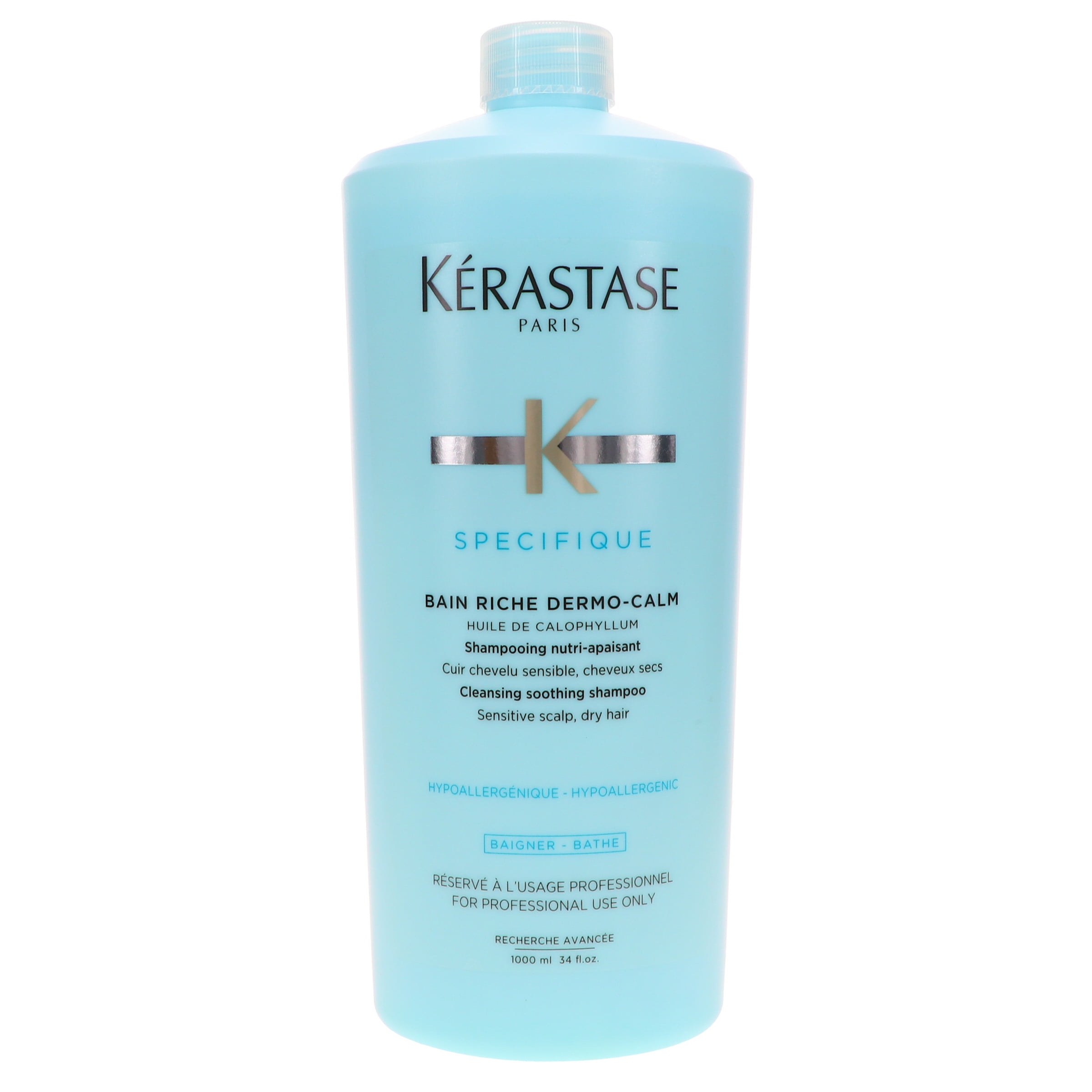 Kerastase Specifique Bain Riche Dermo-Calm Shampoo 33.8 oz for Dry ...
