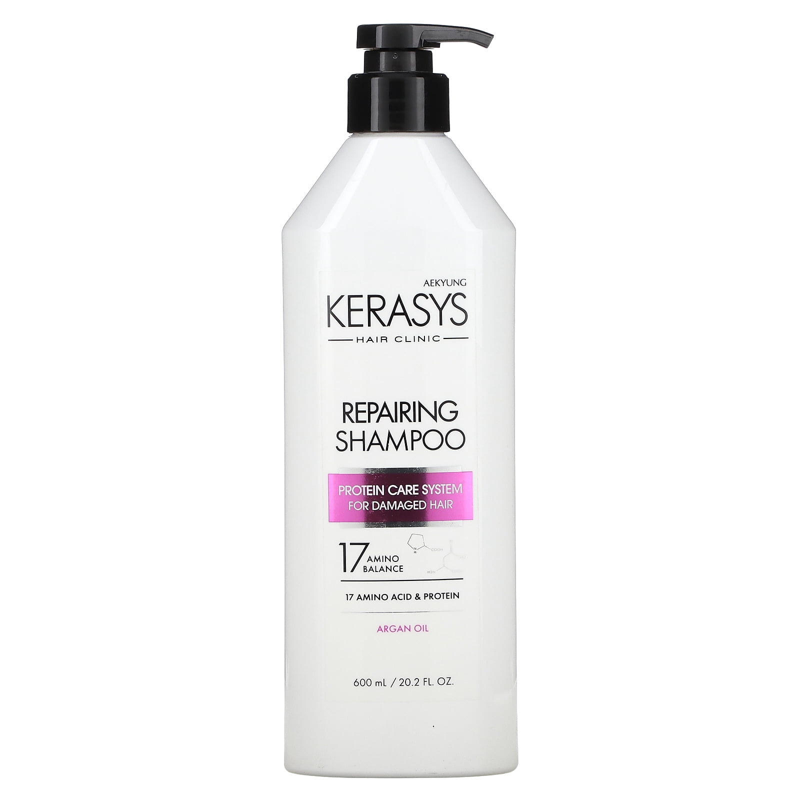 Kerasys Aekyung, Hair Clinic, Repairing Shampoo, 20.2 fl oz (600 ml ...