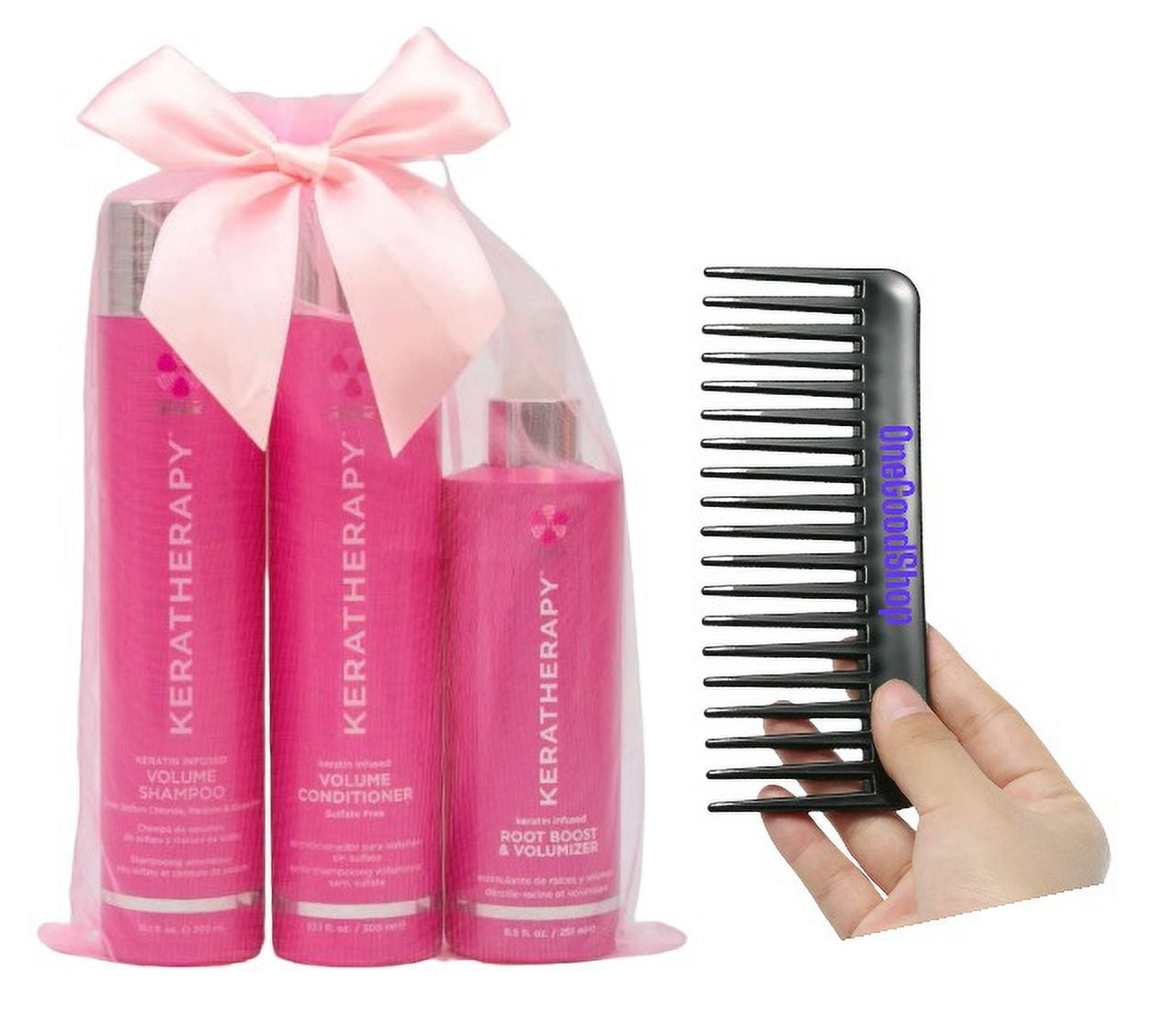 Keratherapy Keratin Infused Volume Shampoo & Conditioner, 10 oz Plus ...