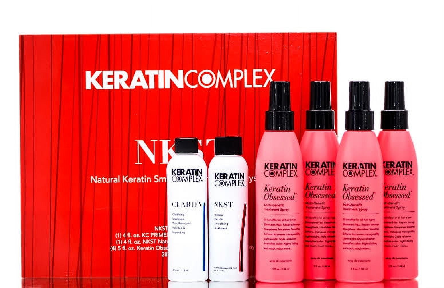 Keratin Complex NKST - Natural Keratin Smoothing Treatment System Kit ...